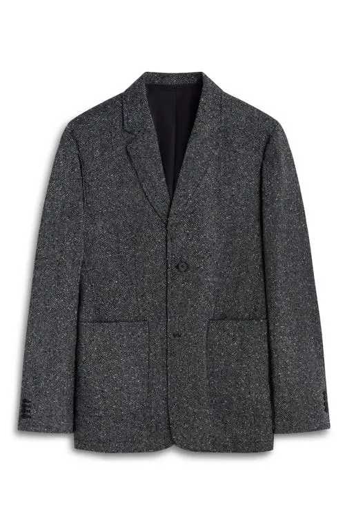 Bugatchi Herringbone Jacket With Removable Bib