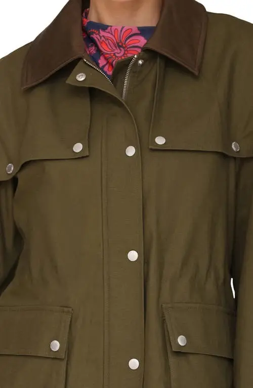 Avec Les Filles Cotton Canvas Utility Coat