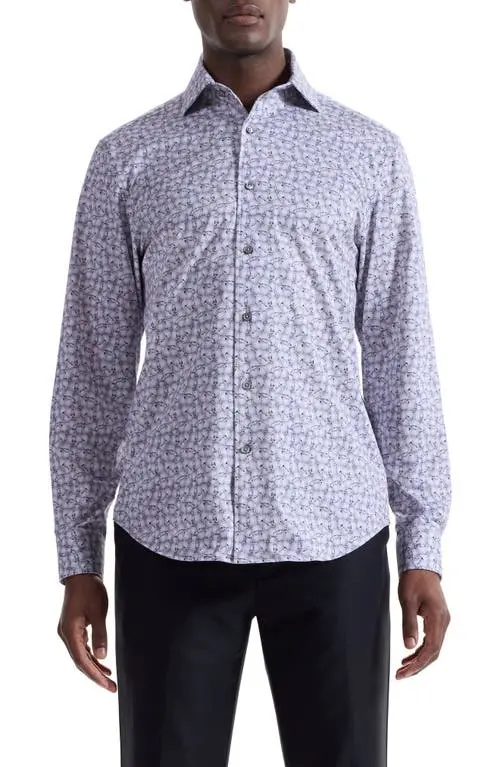 Bugatchi Devon Ooohcotton® Paisley Button-up Shirt