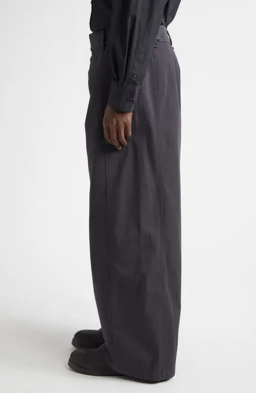 LEMAIRE Maxi Utility Pants - Coal