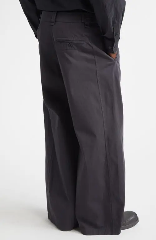 LEMAIRE Maxi Utility Pants - Coal