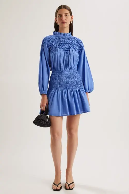 Merlette Celeste Mini Dress - Azure