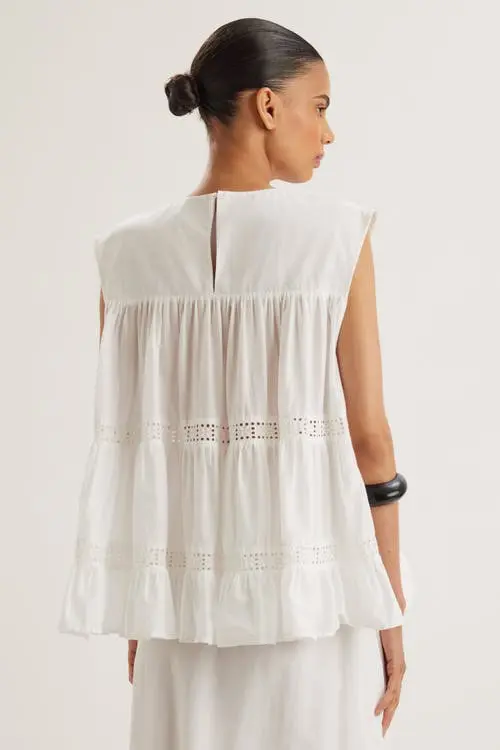 Merlette Quai Top - White