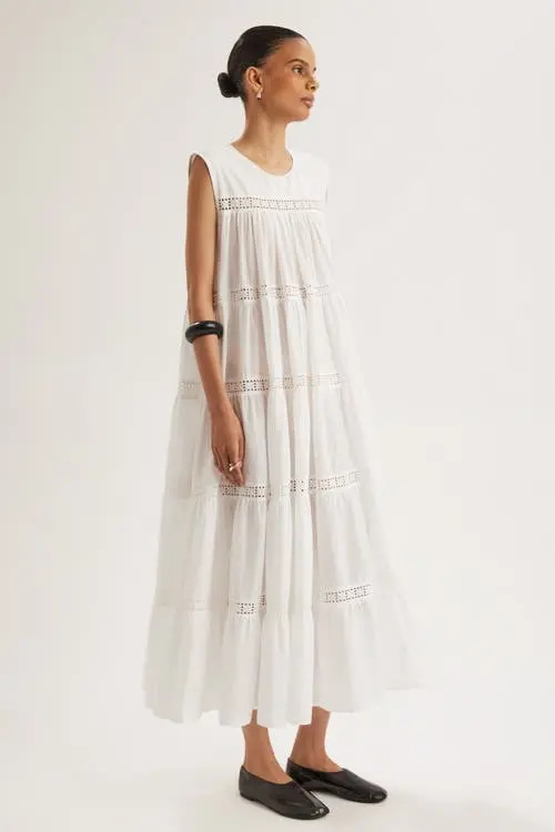 Merlette Saradine Midi Dress - White