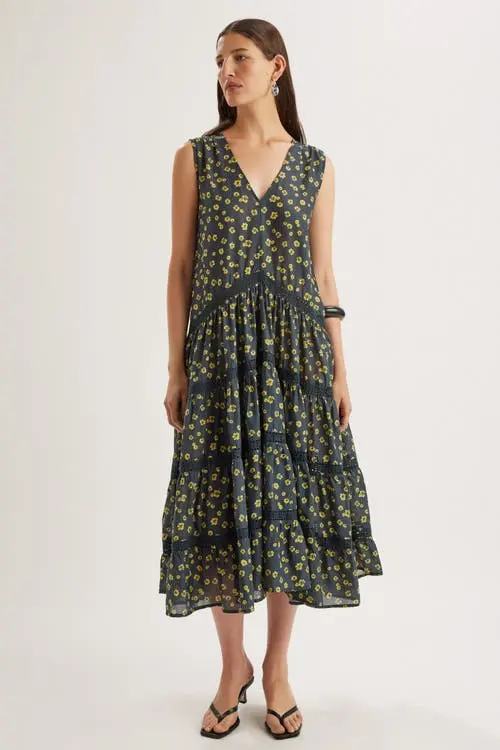 Merlette Wallis Printed Cotton Dress