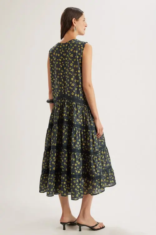 Merlette Wallis Printed Cotton Dress