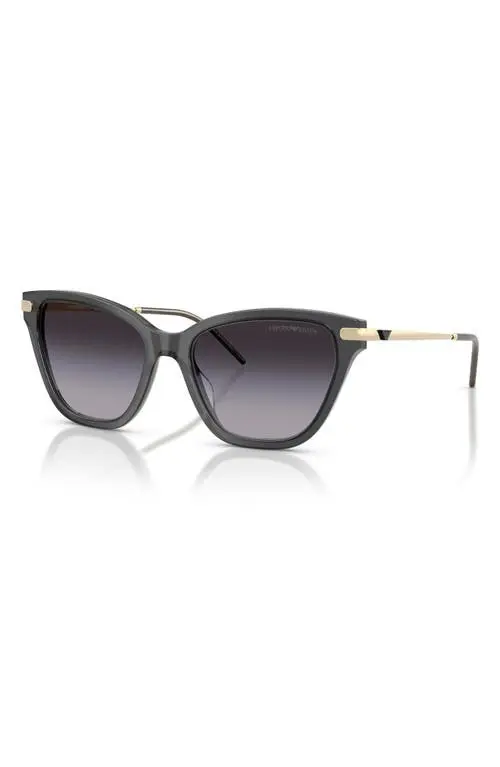 Emporio Armani 56mm Cat Eye Sunglasses
