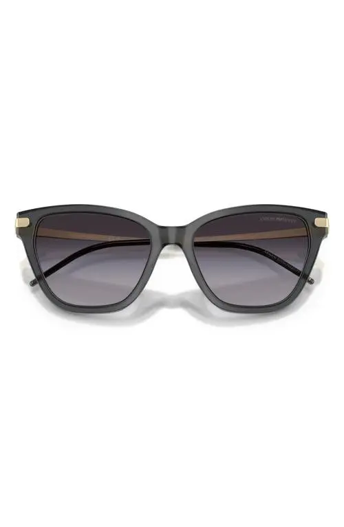 Emporio Armani 56mm Cat Eye Sunglasses