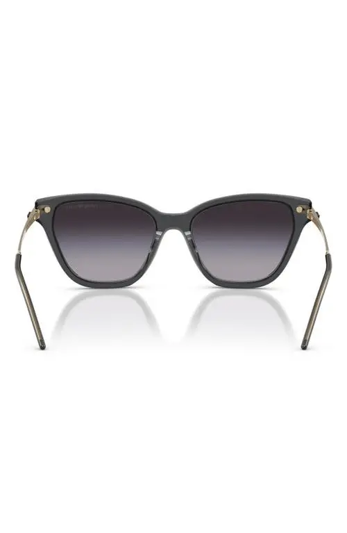Emporio Armani 56mm Cat Eye Sunglasses