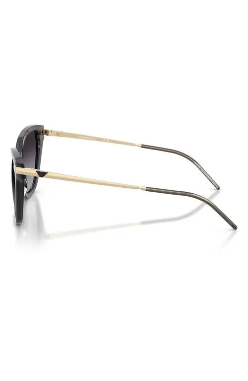 Emporio Armani 56mm Cat Eye Sunglasses