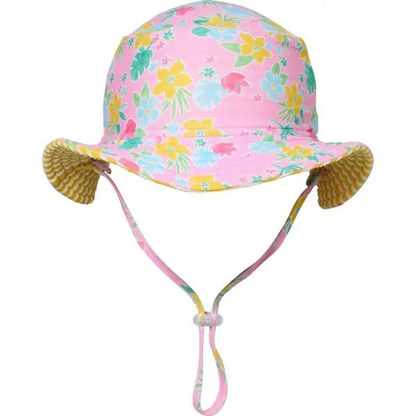SNAPPER ROCK Buttercup Bloom Reversible Bucket Hat - Pink