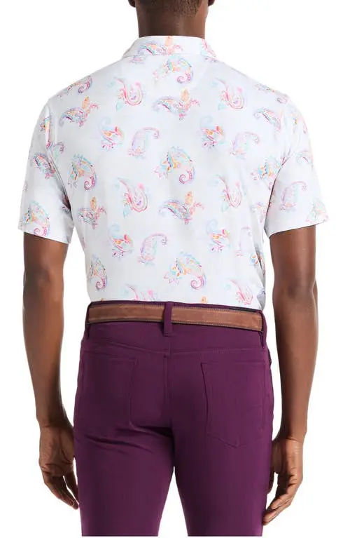Robert Graham Keltz Paisley Performance Golf Polo