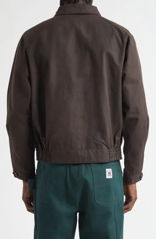 BODE Waxed Cotton Coach's Jacket - Brown