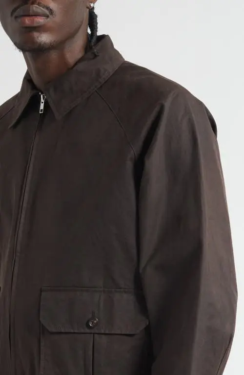 BODE Waxed Cotton Coach's Jacket - Brown