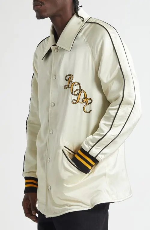 BODE Monogram Snap Reversible Jacket - Black Multi