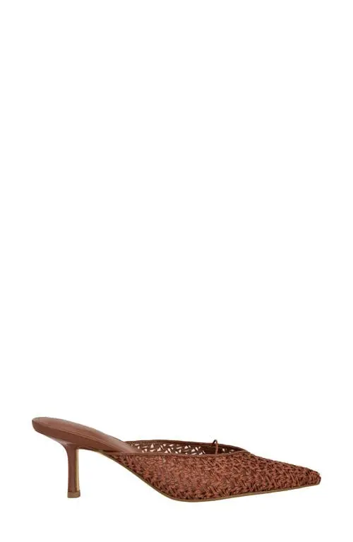 Calvin Klein Camily Pointed Toe Mule - Cognac