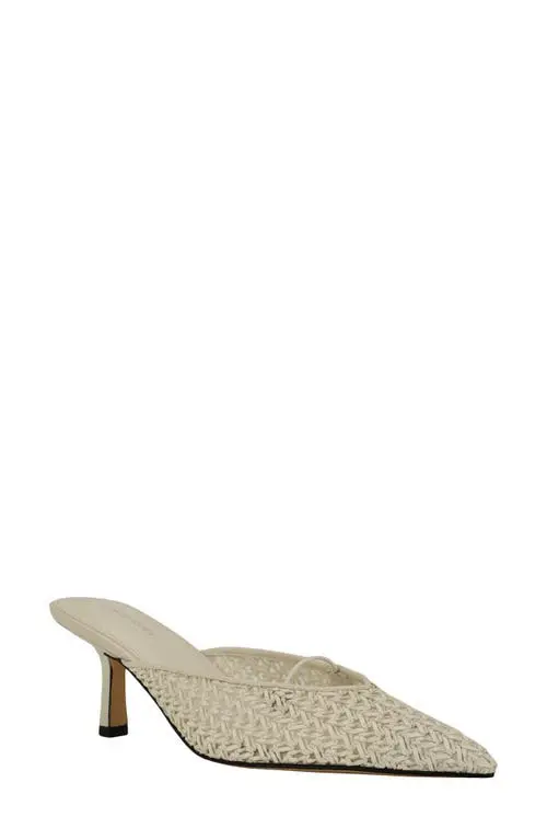 Calvin Klein Camily Pointed Toe Mule - Cream