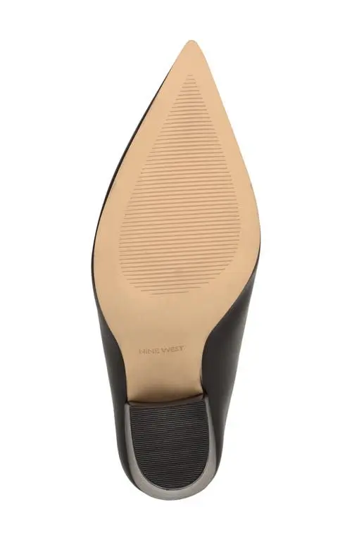 Nine West Amini Pointed Toe Mule - Black