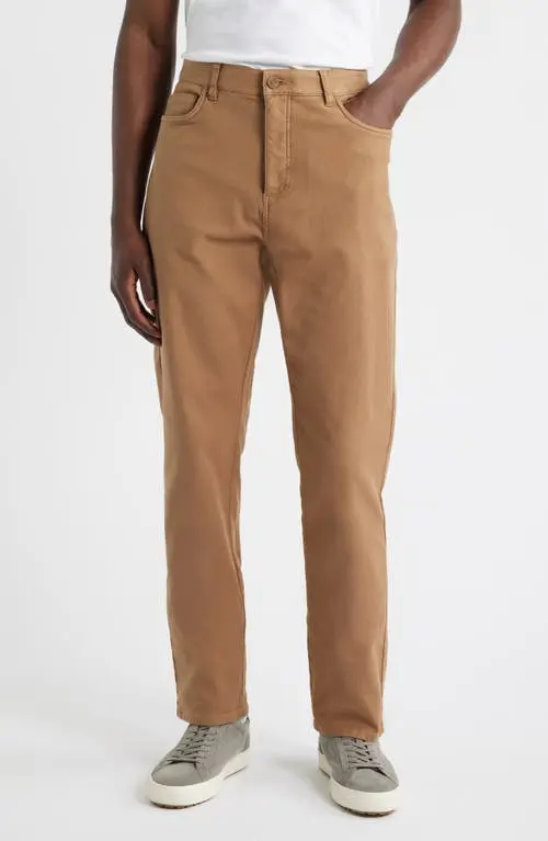 Johnston & Murphy Xc Flex Stretch Five-pocket Pants - Camel