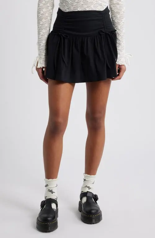 Bp. Cinched Mini Skirt - Black
