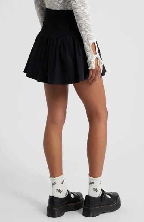 Bp. Cinched Mini Skirt - Black