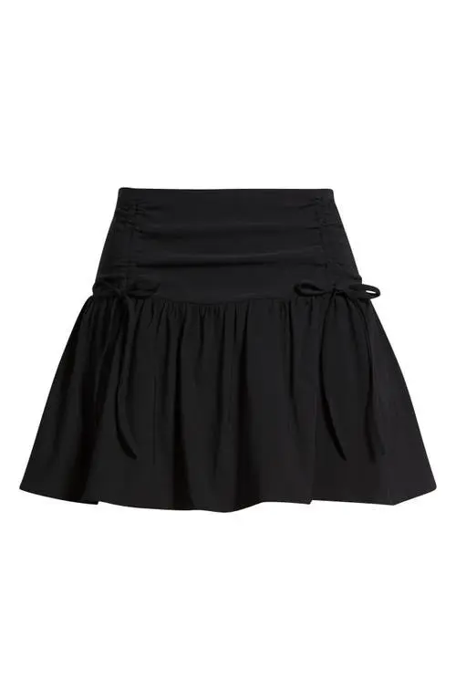 Bp. Cinched Mini Skirt - Black