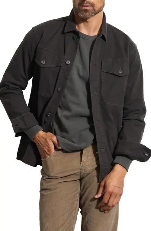 ROAN Odessa Mid Century Cotton Stretch Twill Shirt Jacket