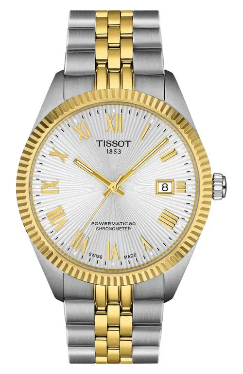 TISSOT Ballade Powermatic 80 Cosc Bracelet Watch - Silver