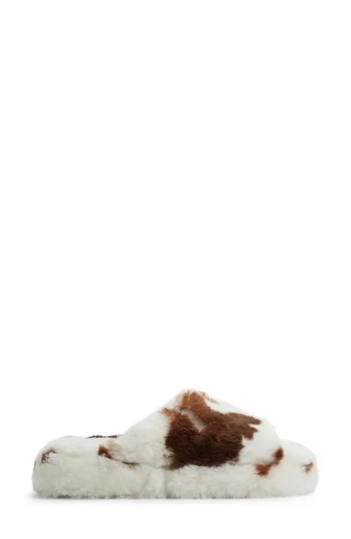 Roxy Sloane Faux Fur Slide Slipper