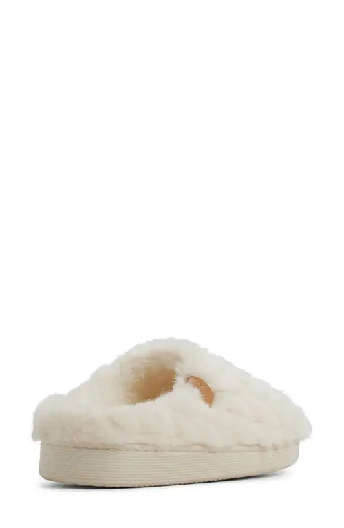 Roxy Bae Faux Fur Slipper