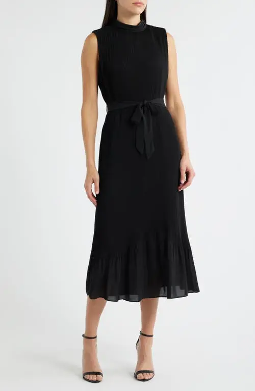 Sam Edelman Pleated A-line Midi Dress