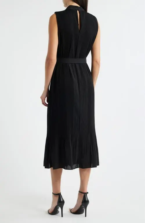 Sam Edelman Pleated A-line Midi Dress