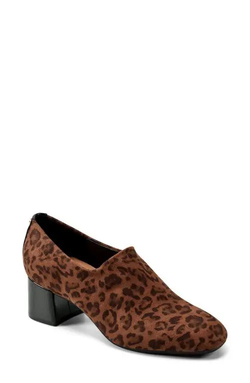 Easy Spirit Denisa Block Heel Pumps - Medium Brown