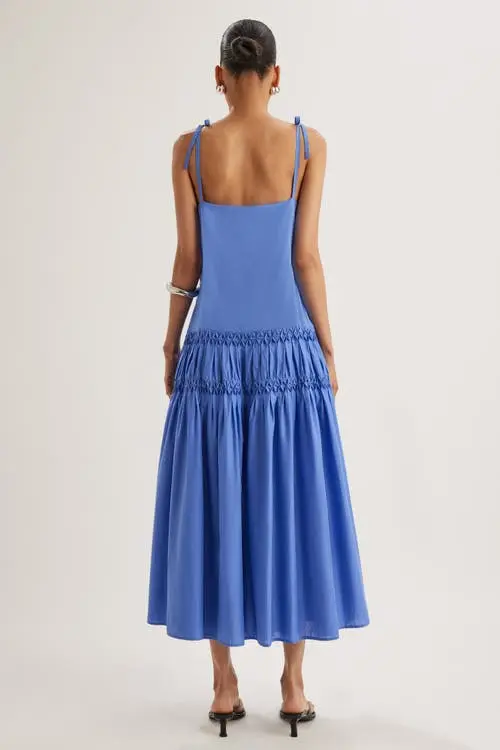 Merlette Layal Midi Dress - Azure