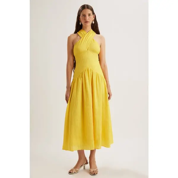 Merlette Zadie Dress - Lemon
