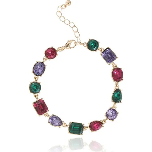 Bcbgmaxazria Multi-stone Gem Bracelet - Multicolor