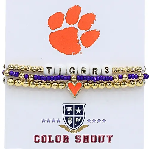 COLOR SHOUT Enamel And Plated Bracelet Set - Yellow Gold