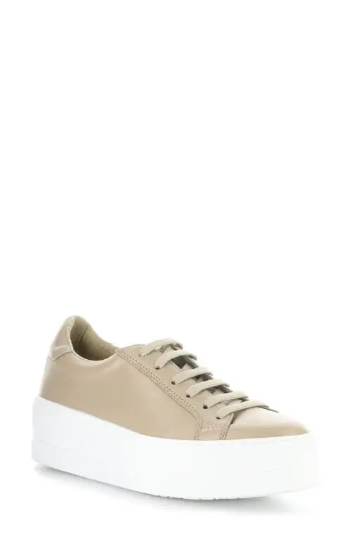 BOS. & CO. Maya Platform Sneaker - Dark Beige