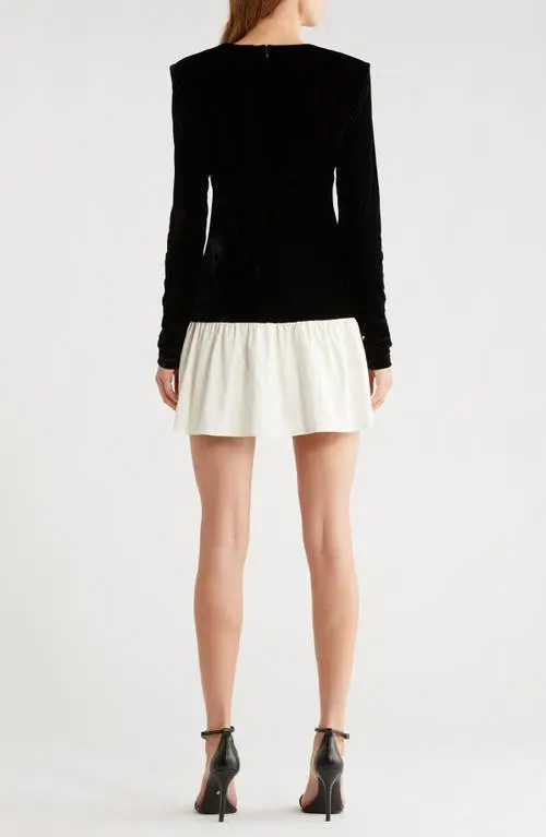 WAYF Long-sleeve Mini Dress