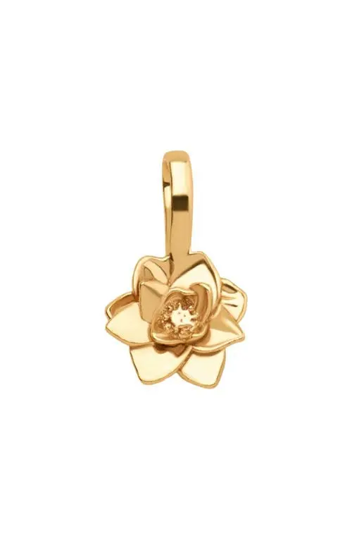 MADE BY MARY July Birth Flower Charm - Gold Vermeil