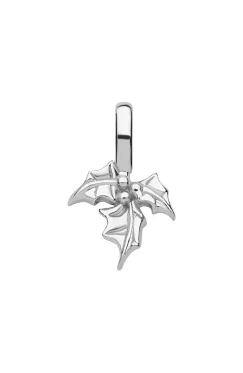 MADE BY MARY December Birth Flower Charm - Silver