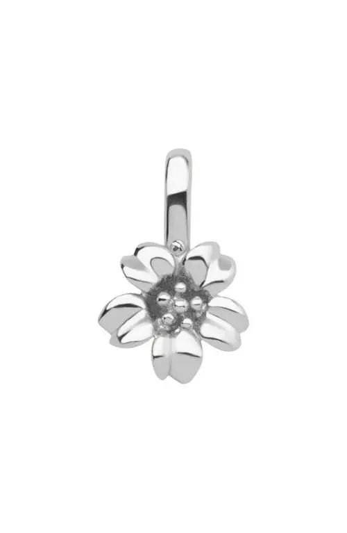 MADE BY MARY March Birth Flower Charm - Silver