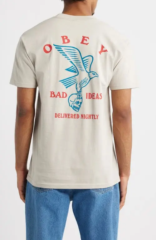 Obey Bad Ideas Eagle Graphic T-shirt