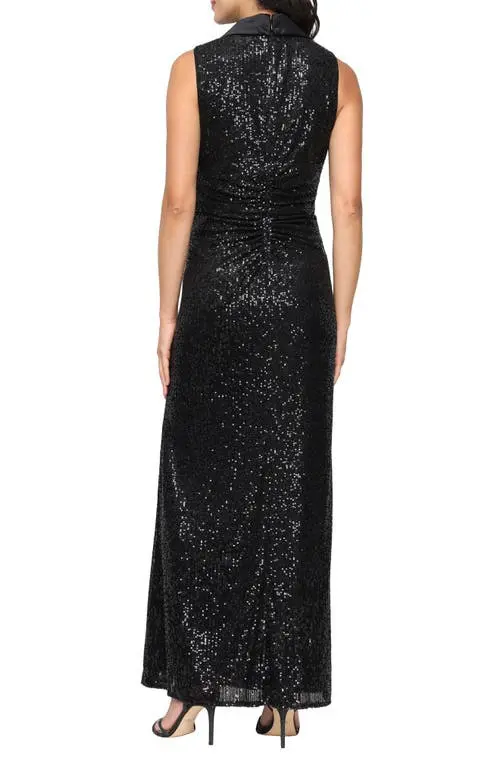 Alex Evenings Sequin Embellished Evening Gown