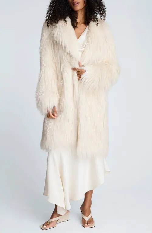 KENNETH COLE Faux Fur Coat