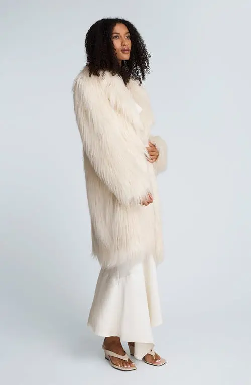 KENNETH COLE Faux Fur Coat