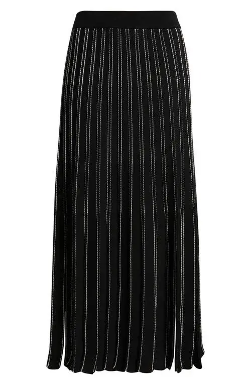 BOSS Fatrina Pleated Midi Skirt - Black