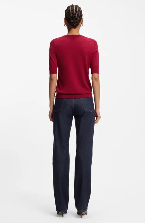 BOSS Farbella Virgin Wool Sweater