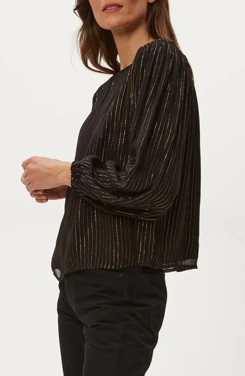 Michael Stars Dolly Metallic Stripe Top