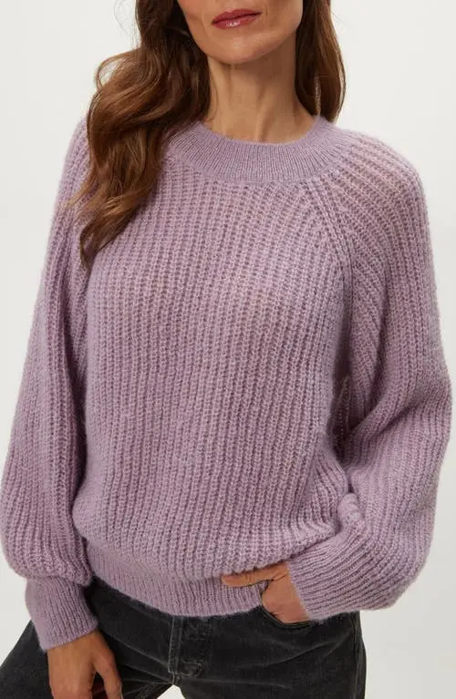 Michael Stars Indra Crewneck Sweater - Amethyst